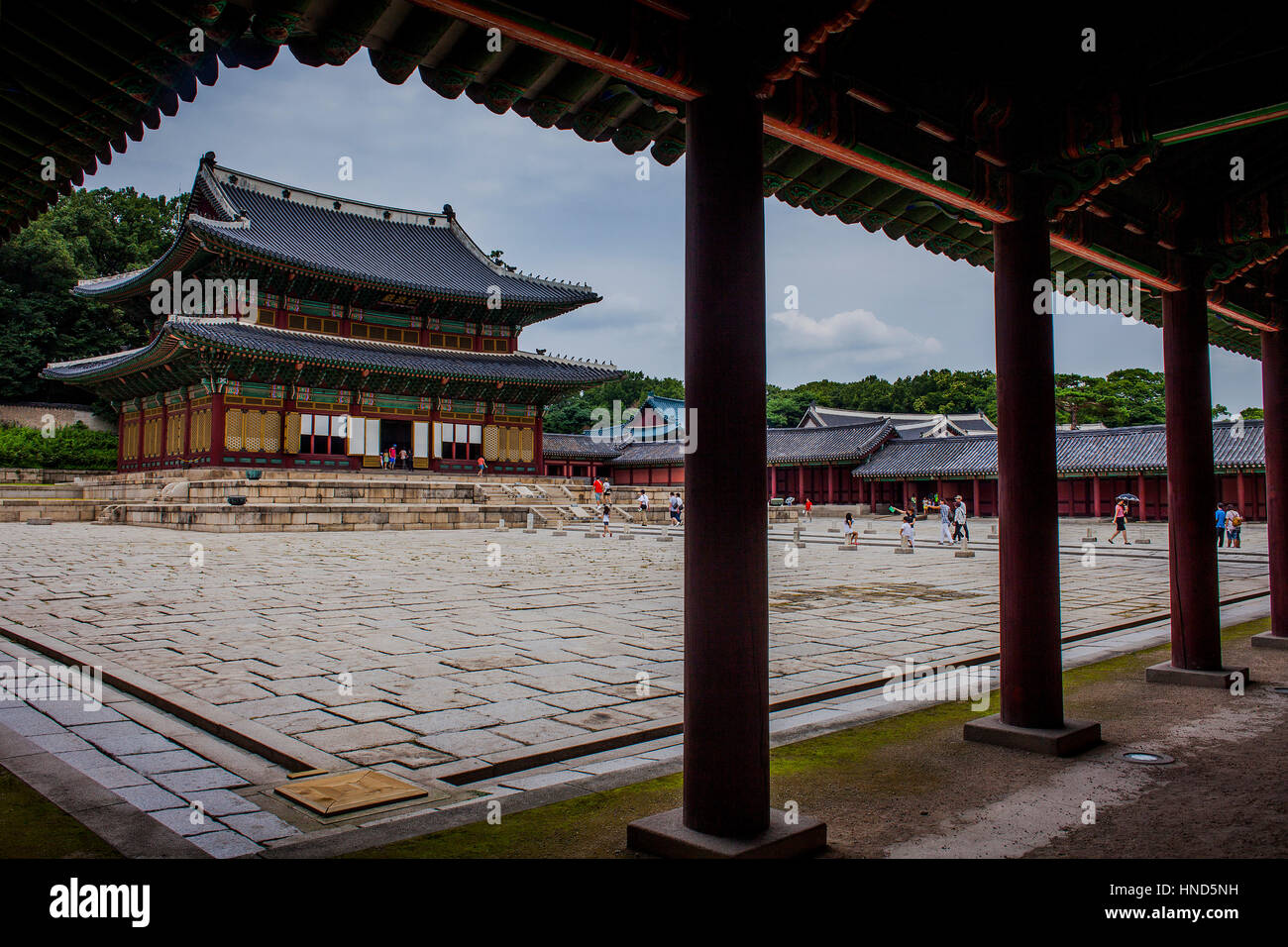 Traditional, architecture, Changgyeonggung Palace, Jongno-gu, Seoul ...