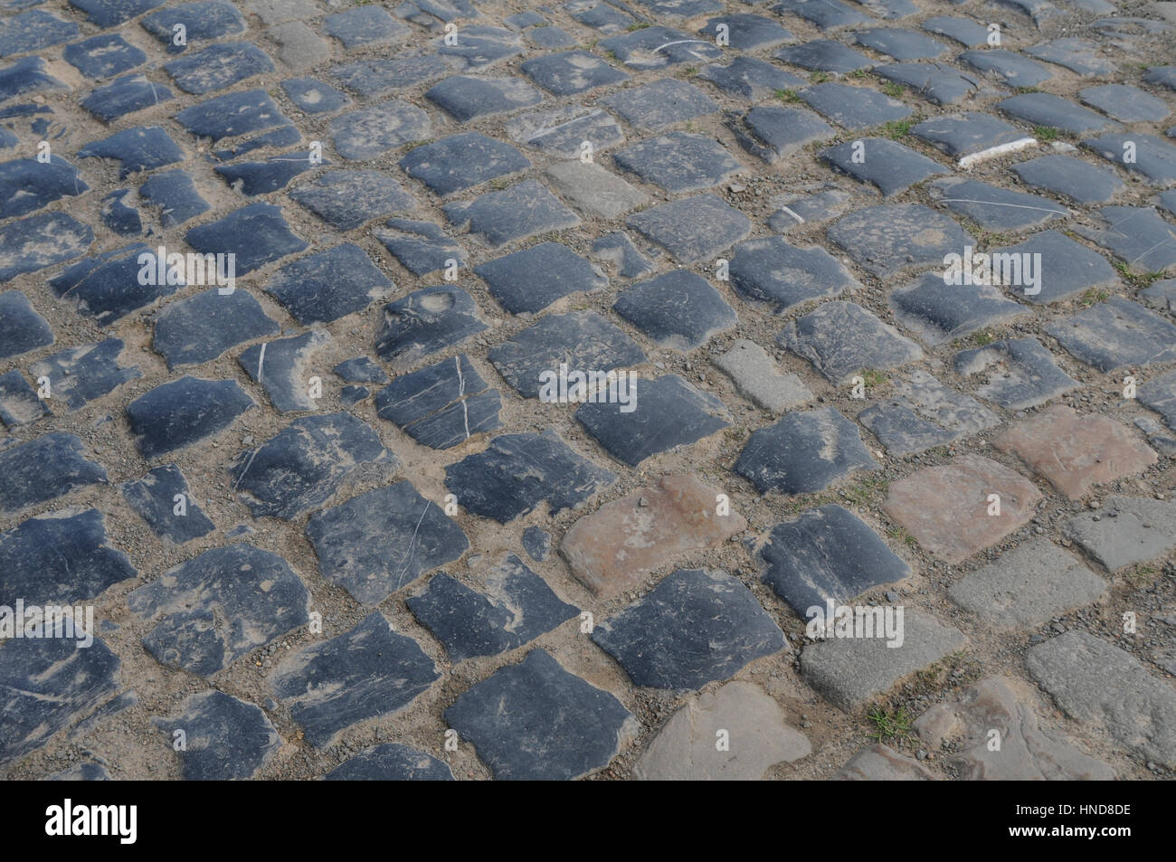 The cobblestones of Paris Roubaix, here from Sector Gruson Stock Photo ...