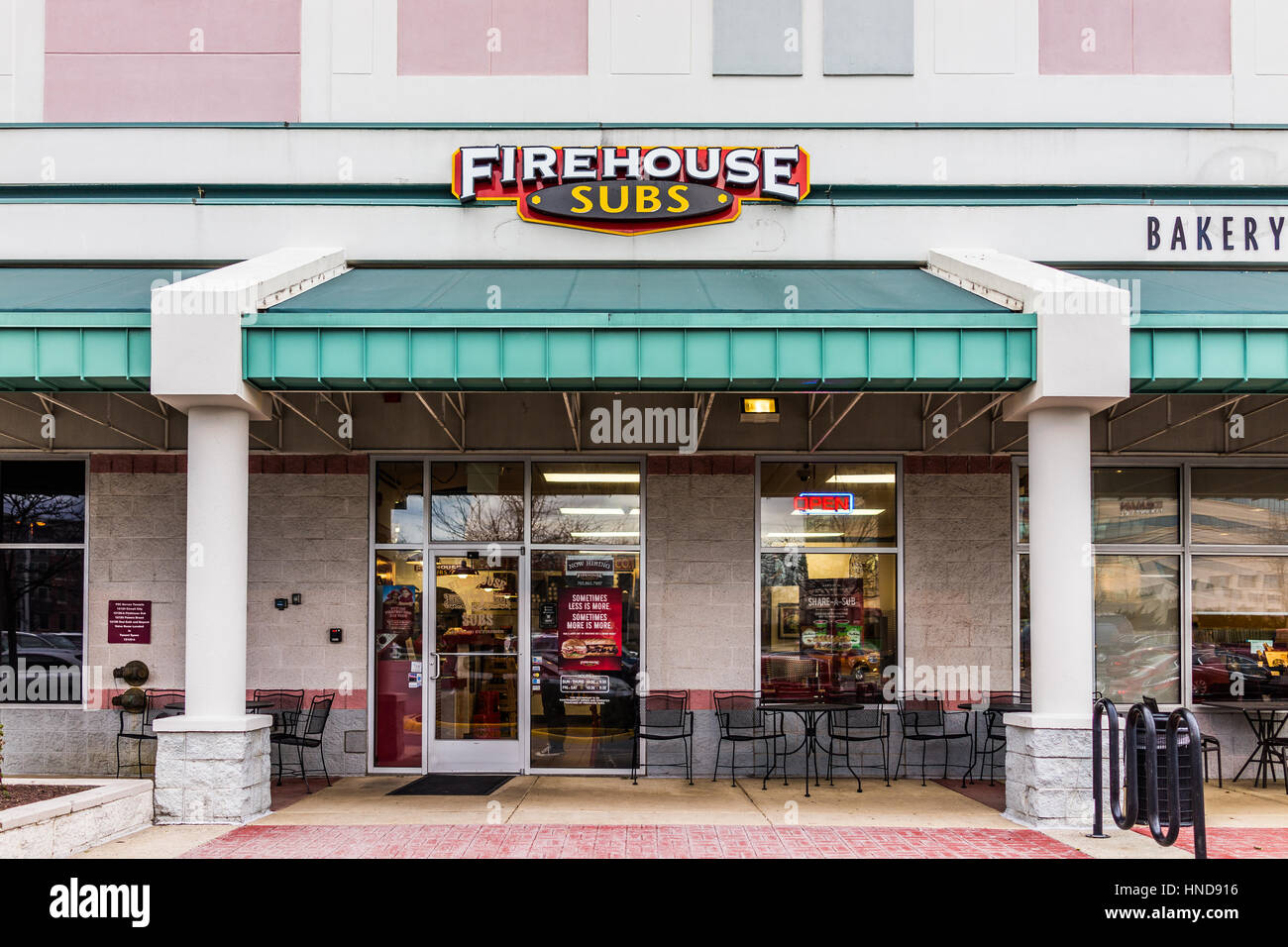Firehouse subs restaurant facade hi-res stock photography and images ...