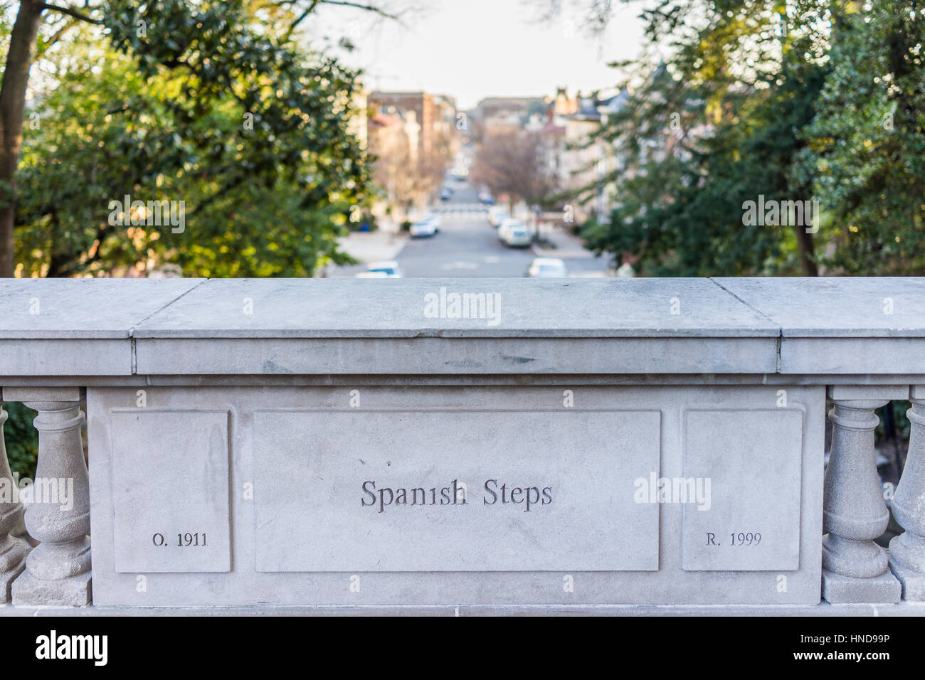 Spanish steps in dc hi-res stock photography and images - Alamy