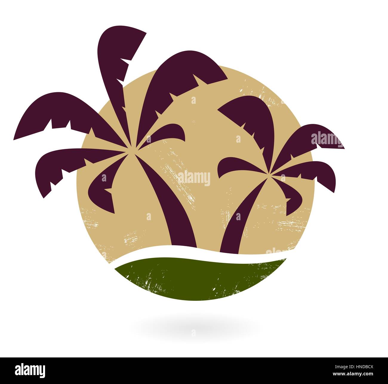 California palm tree sign Cut Out Stock Images & Pictures - Alamy