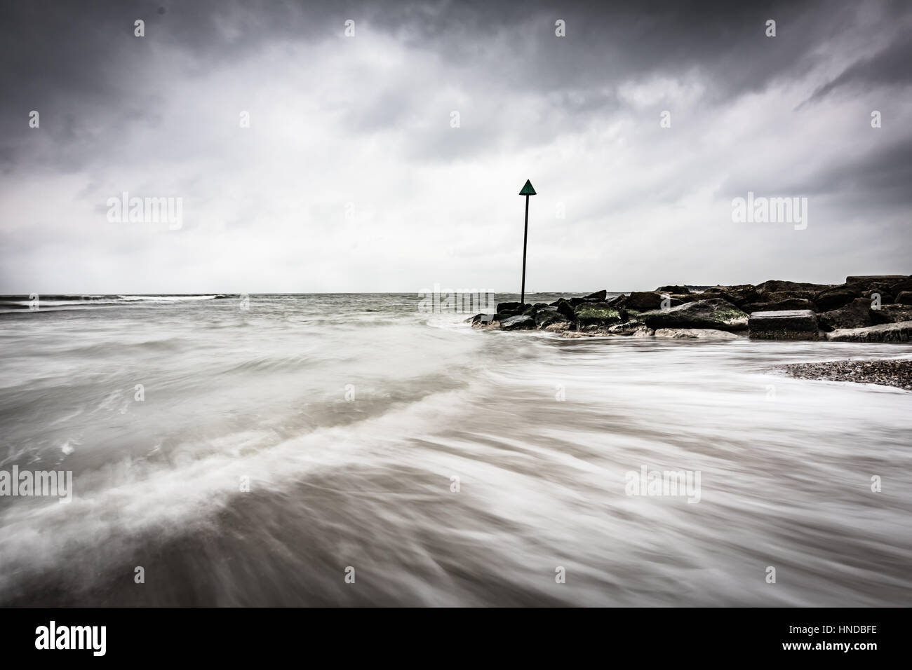 Seaside snowing hi-res stock photography and images - Alamy