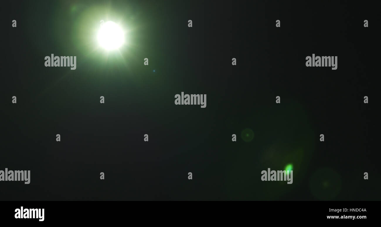 green lens flare artifacts over black background for overlay, 4k photo ...