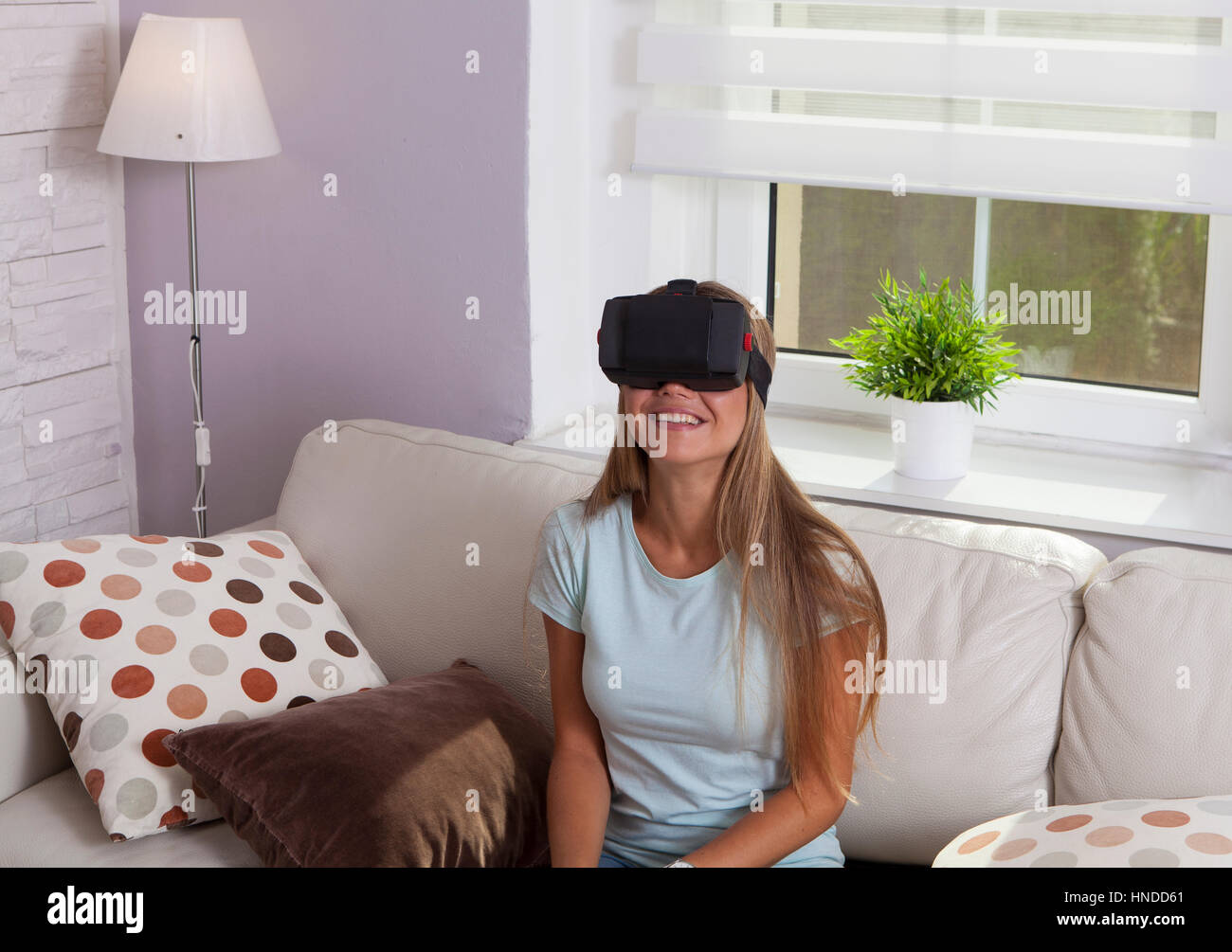 Virtual reality game screen hi-res stock photography and images - Alamy