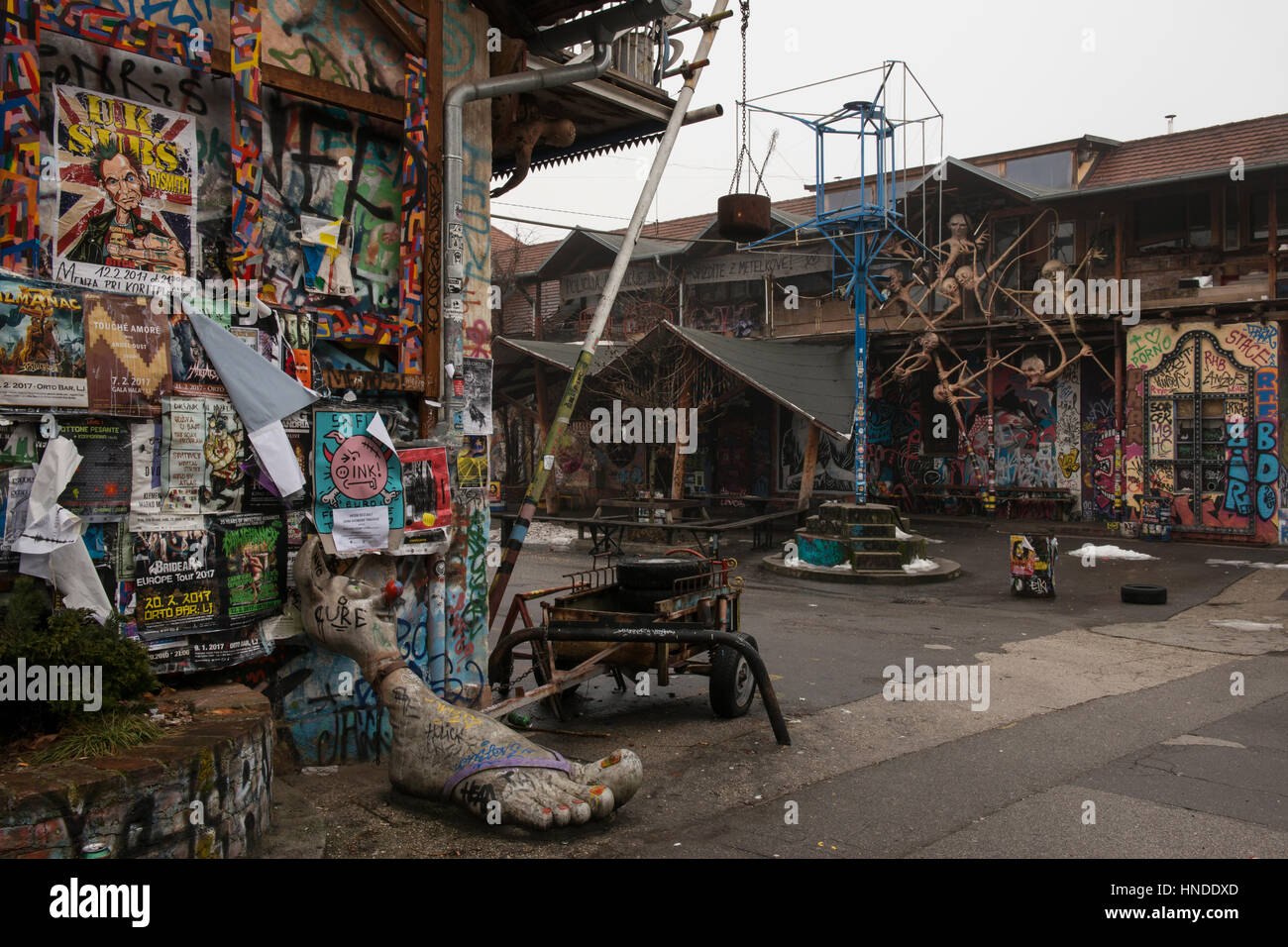 Metelkova Mesto, an urban squat and autonomous social center in a ...
