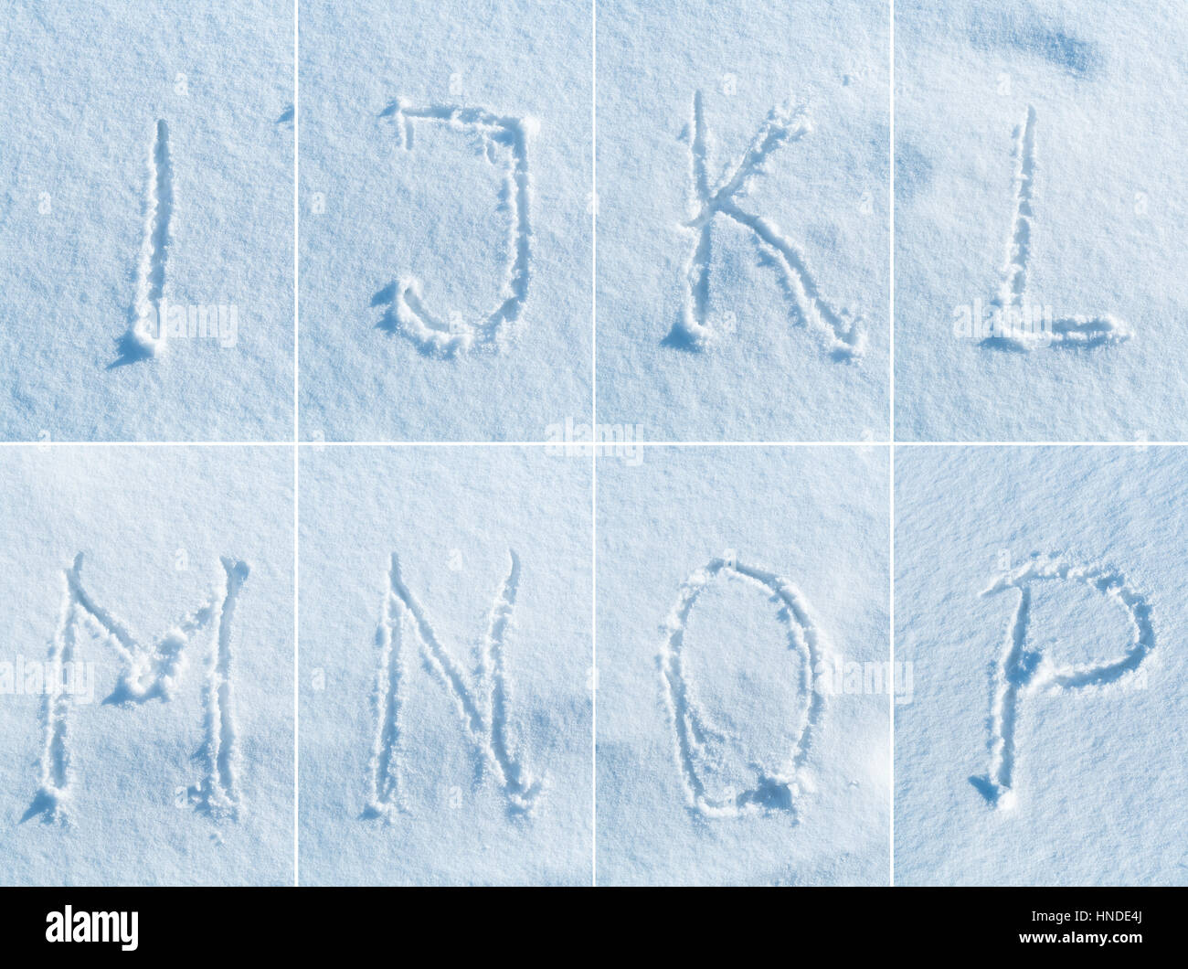 Letters Written In Snow Stock Photos & Letters Written In Snow Stock ...