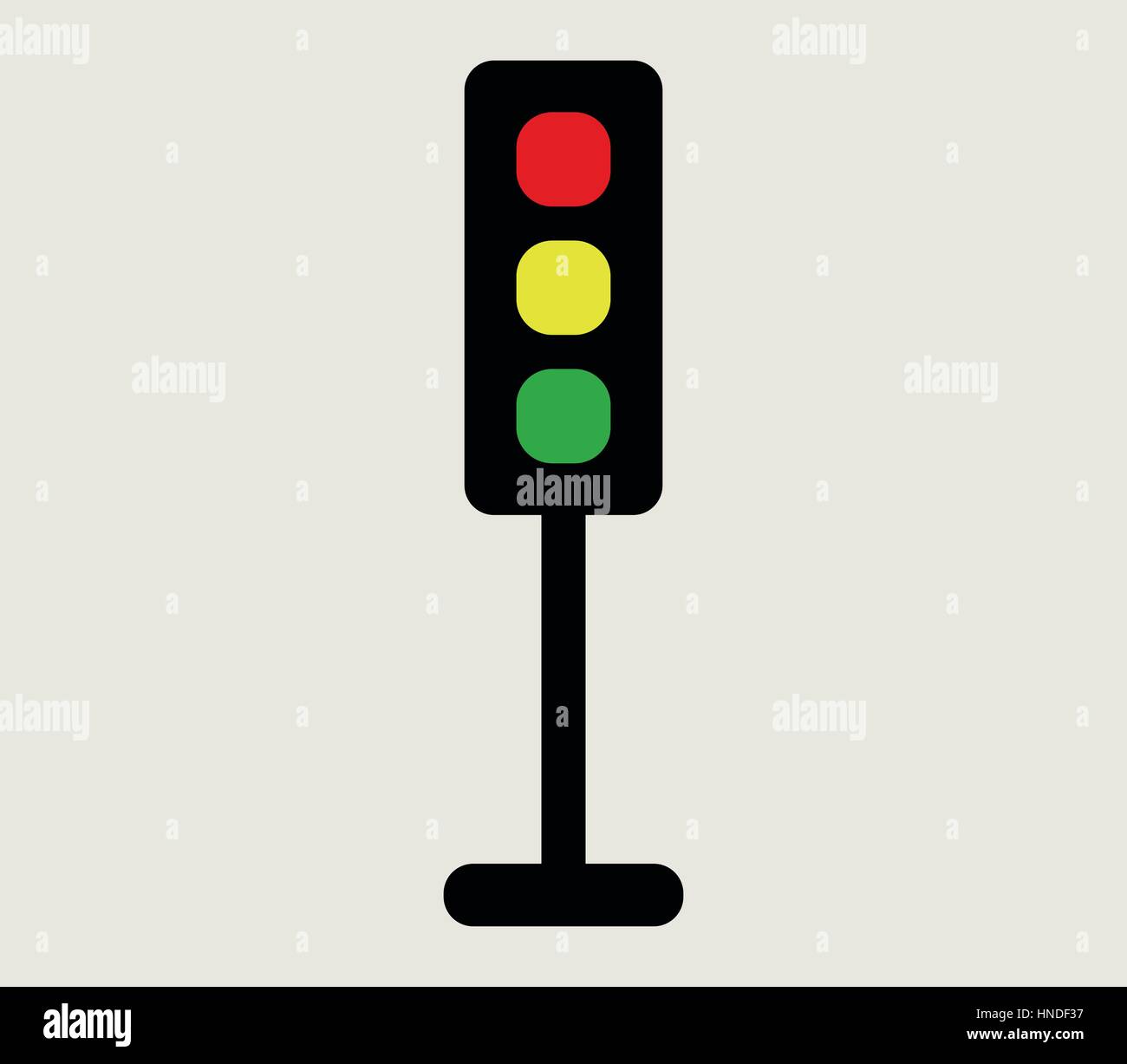 traffic light icon illustrated in vector on white background Stock ...