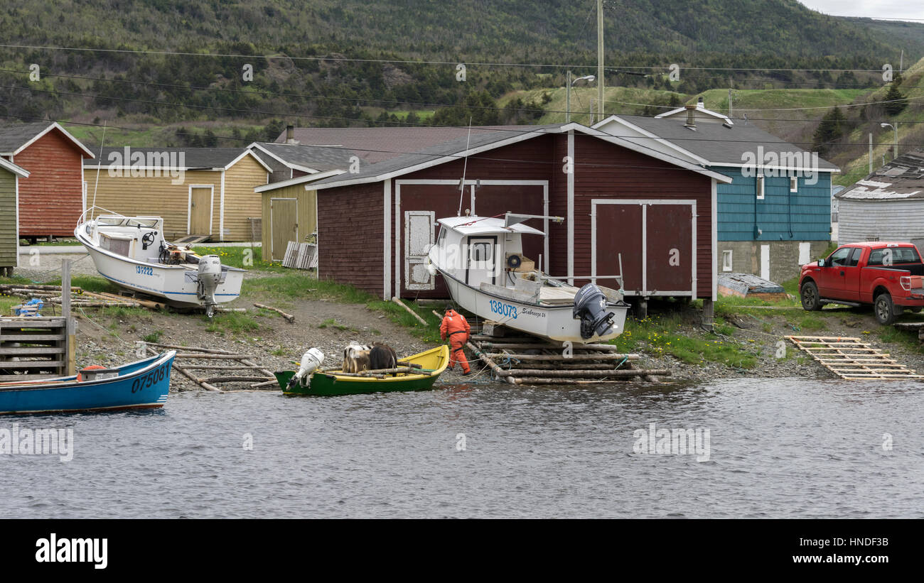 Newfoundland dory boat hi-res stock photography and images - Alamy