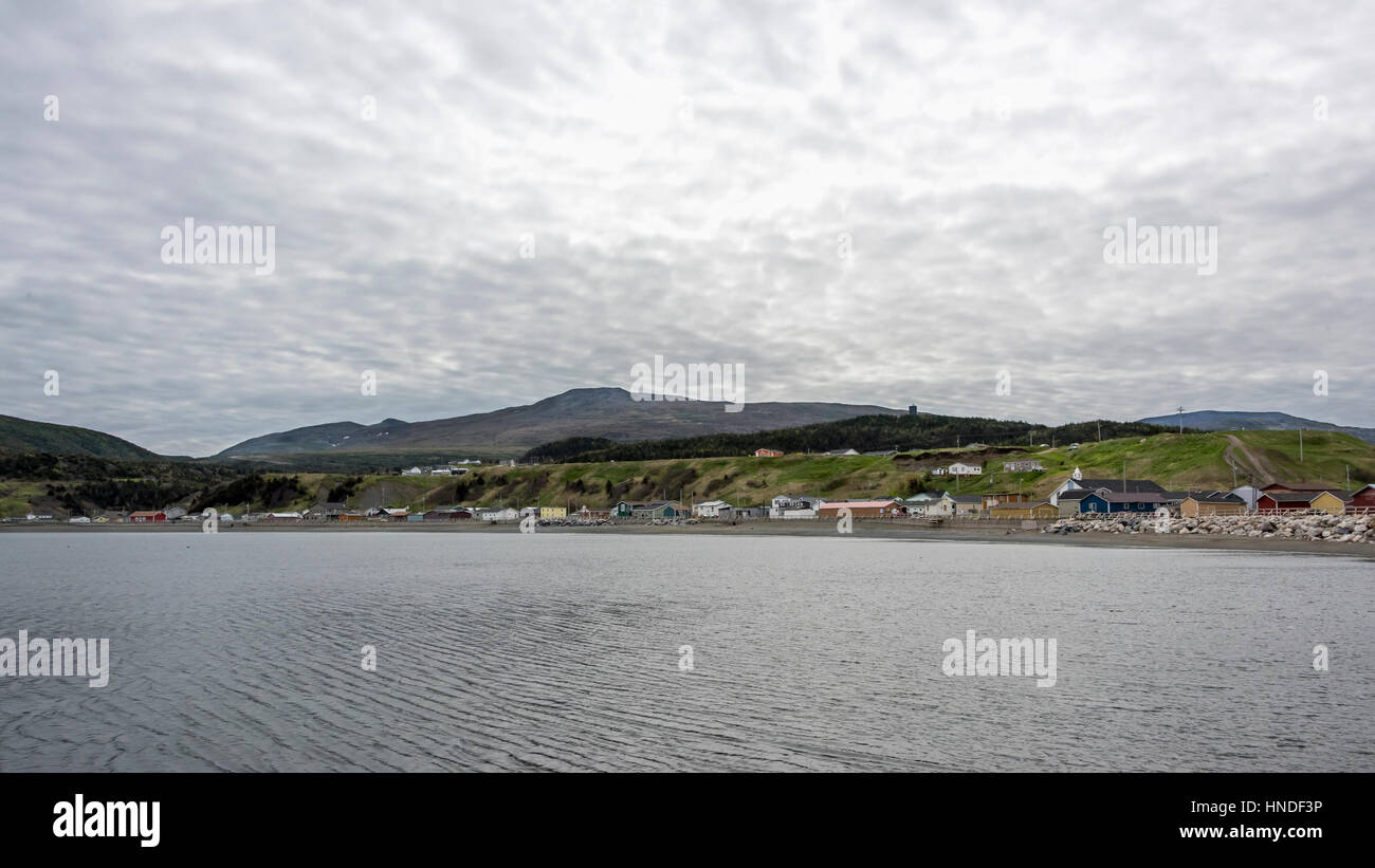 Village of Trout River, Newfoundland Stock Photo - Alamy