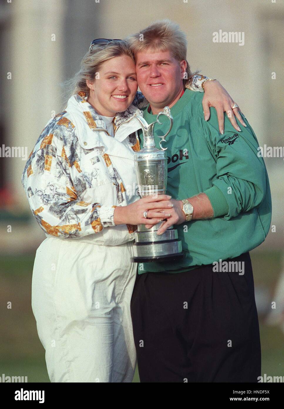 JOHN DALY AND WIFE BRITISH OPEN ST.ANDREWS 21 July 1995 Stock Photo - Alamy