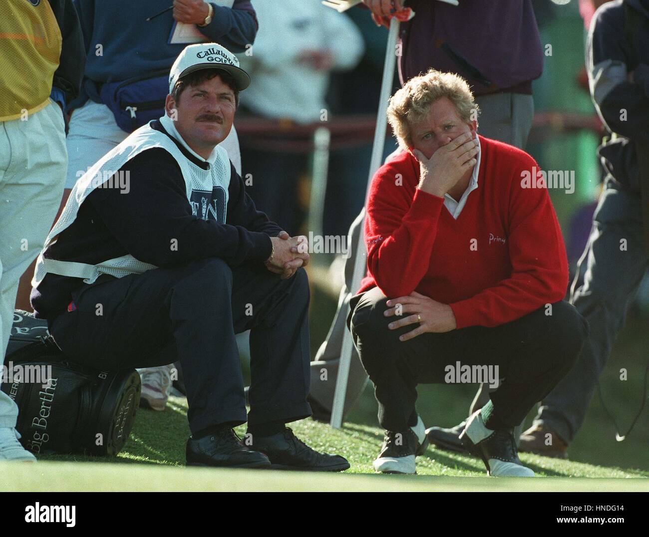 Colin montgomerie and his caddie hi-res stock photography and images ...