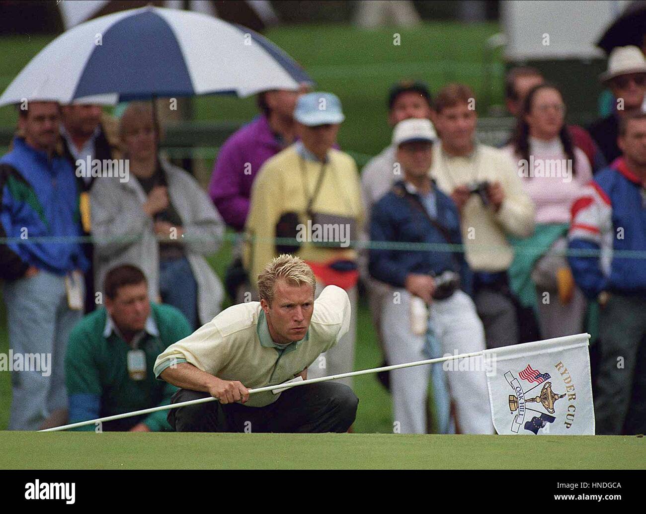 PER-ULRIK JOHANSSON RYDER CUP OAK HILLS 1995 20 September 1995 Stock ...