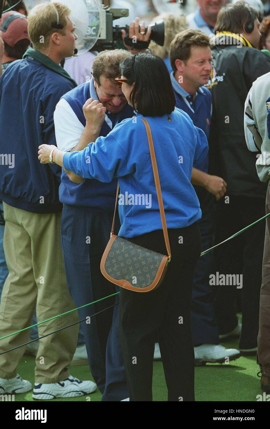 ROCCA & WIFE CELEBRATE WINNING RYDER CUP ROCHESTER NEW YORK 24 January ...