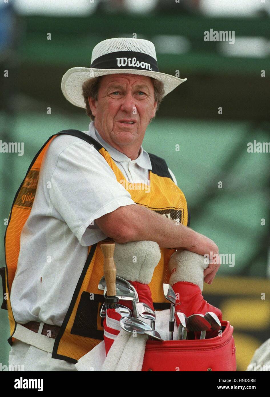 PETER COLEMAN BERNHARD LANGERS CADDIE 31 January 1996 Stock Photo - Alamy