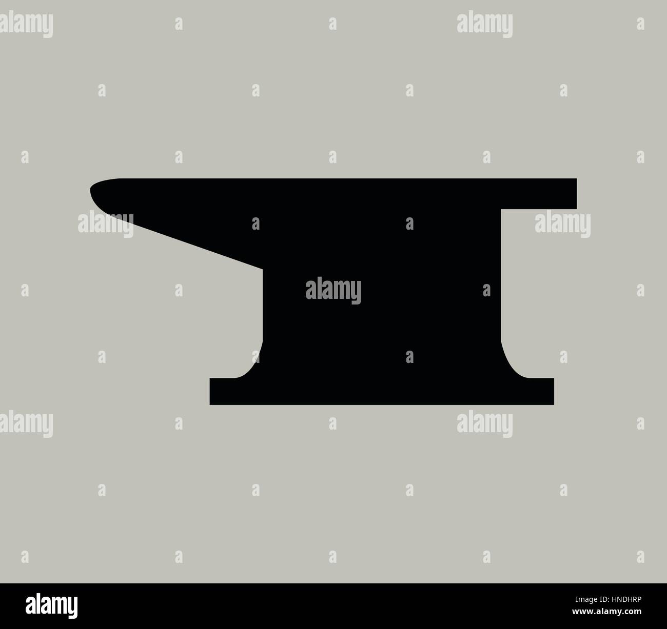 icon anvil illustrated in vector on white background Stock Vector Image ...