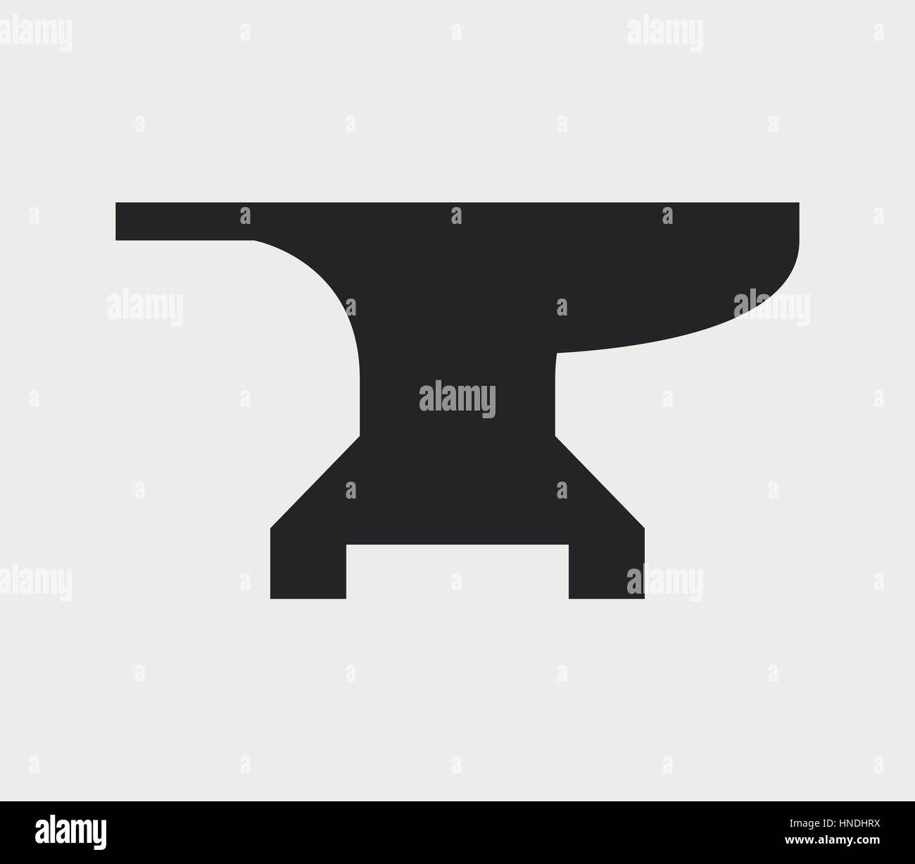 icon anvil illustrated in vector on white background Stock Vector Image ...