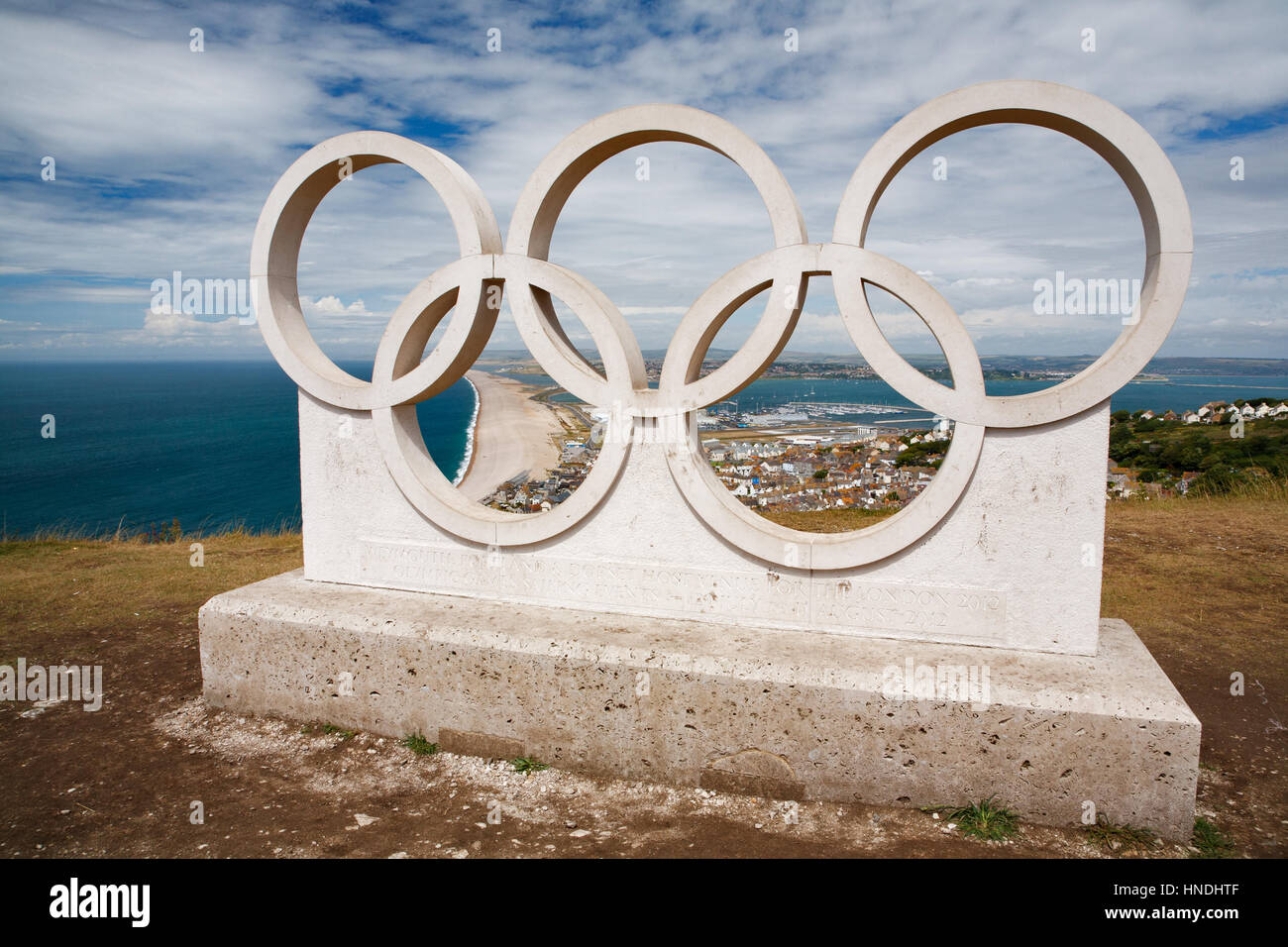 Portland olympic rings hi-res stock photography and images - Alamy
