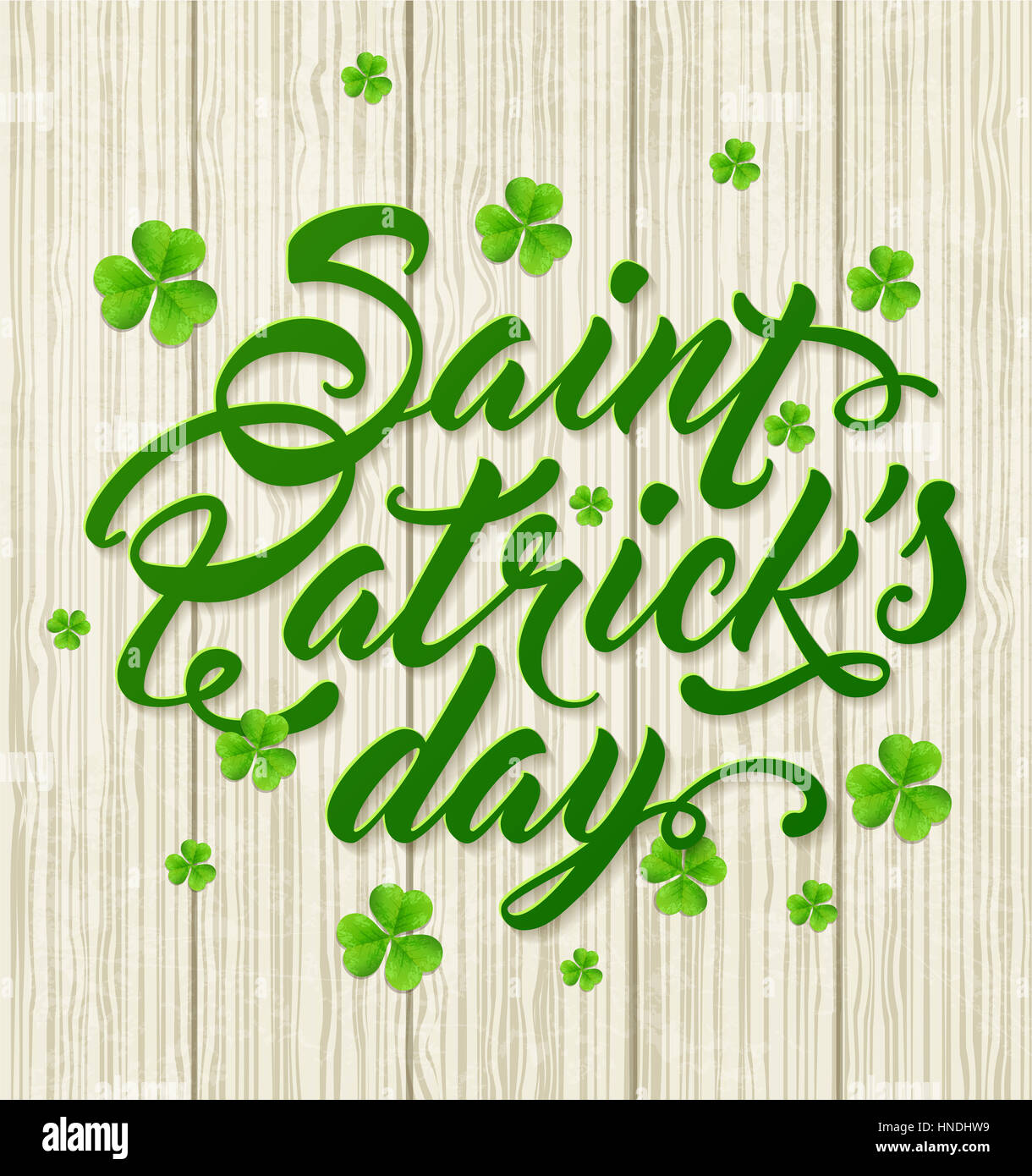 Saint patrick calligraphy hi-res stock photography and images - Alamy