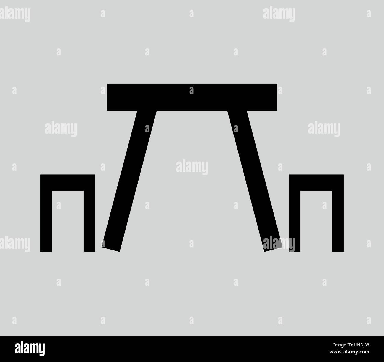 picnic icon illustrated in vector on white background Stock Vector ...