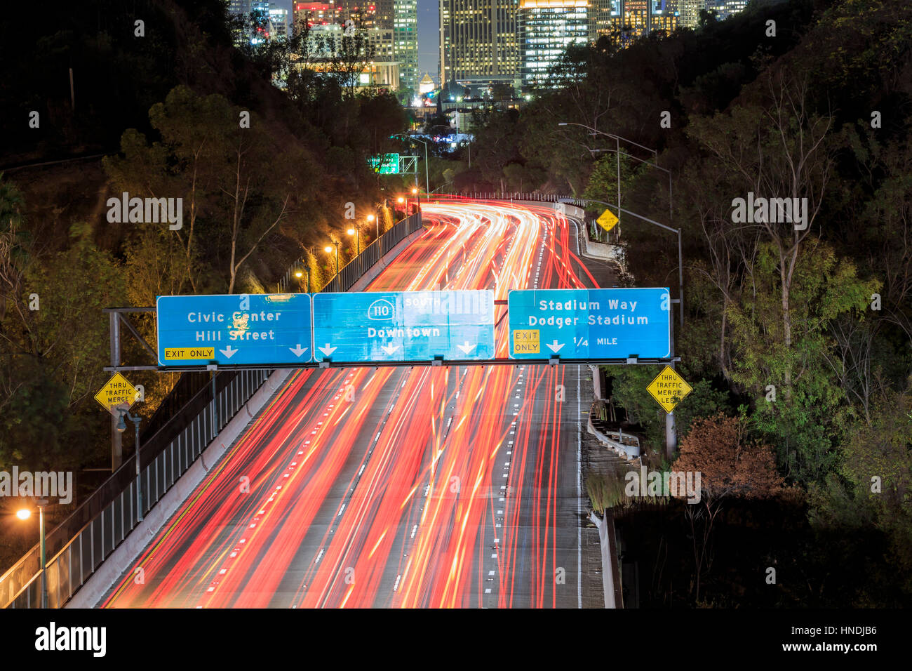 110 freeway hi-res stock photography and images - Alamy