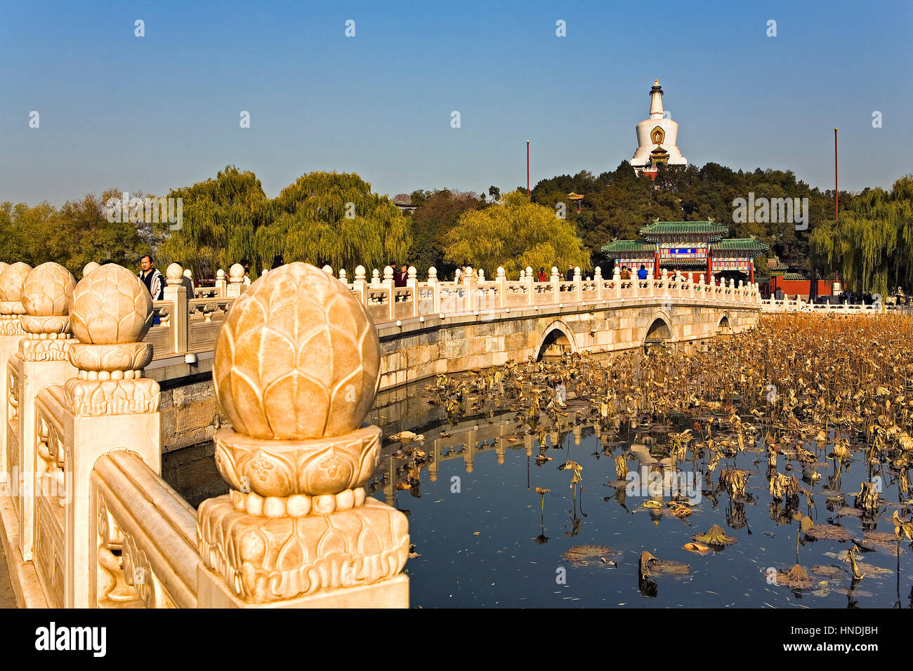 Beihai park yong'an temple hi-res stock photography and images - Alamy