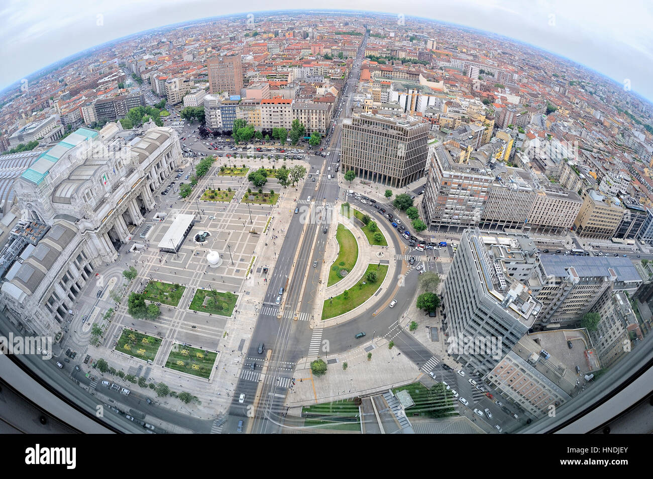 Milan aerial view hi-res stock photography and images - Alamy