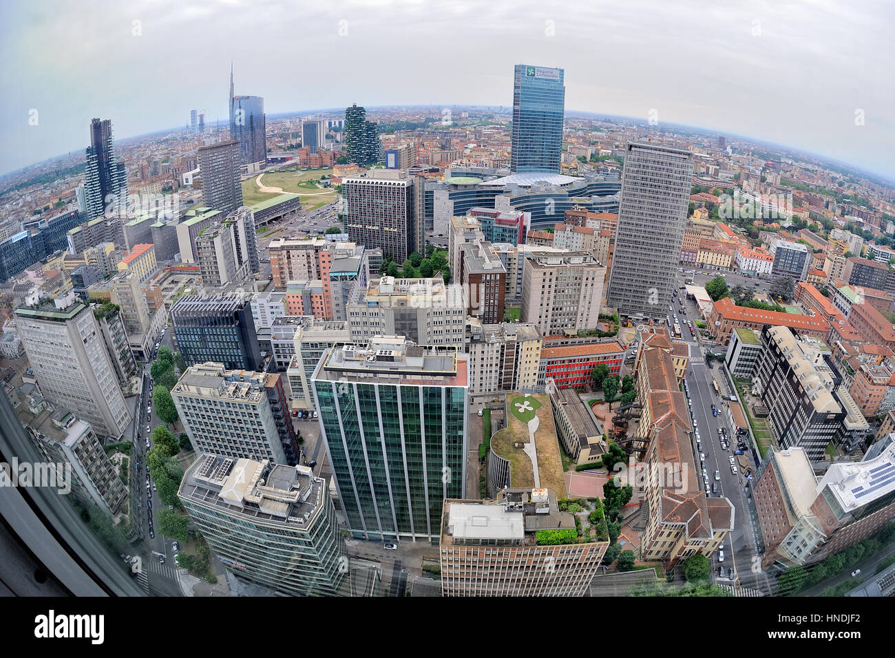 Milan aerial hi-res stock photography and images - Alamy