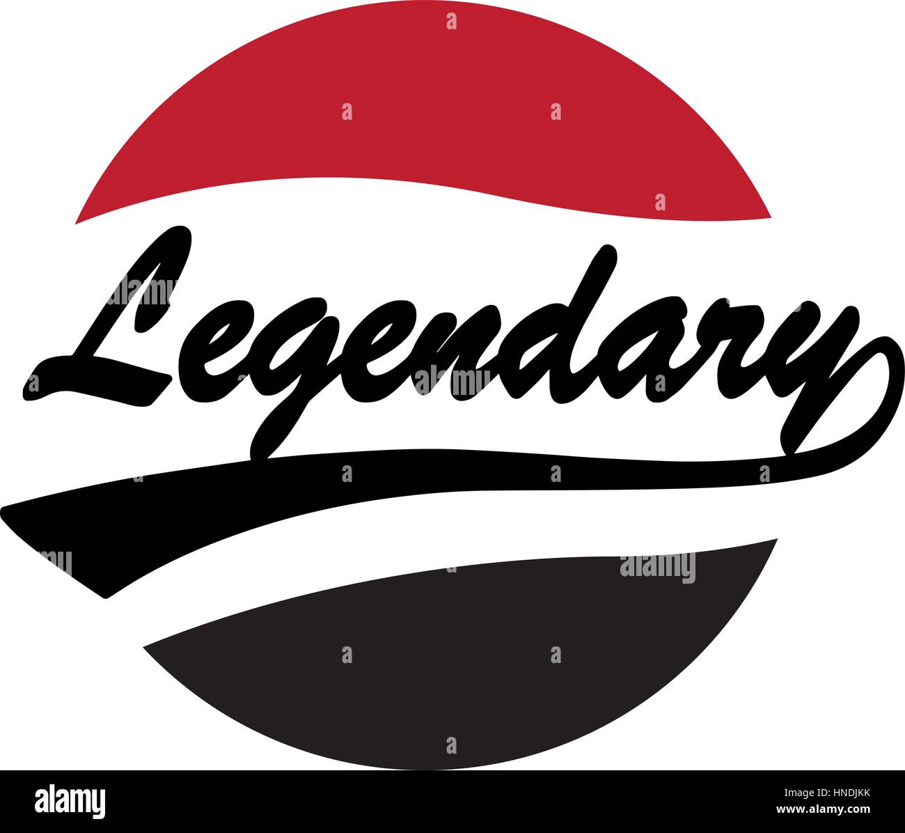 Legendary Caligraphy Design with Background Stock Vector Image & Art ...