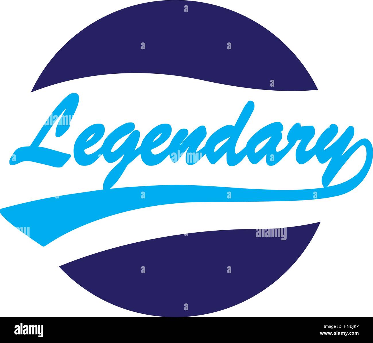 Legendary Caligraphy Design with Background Stock Vector Image & Art ...