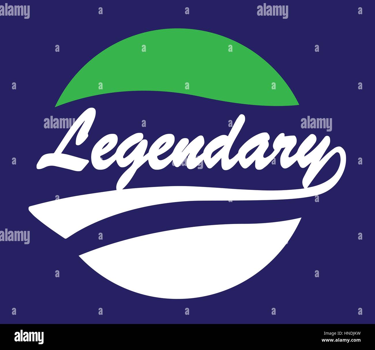 Legendary vintage t shirt label design Stock Vector Images - Alamy