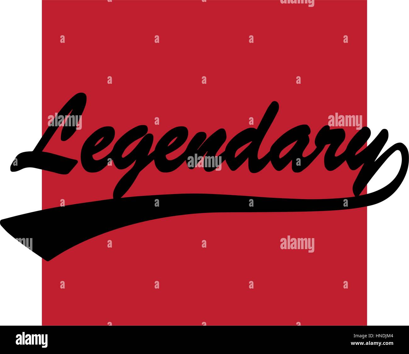 Legendary Caligraphy Design with Background Stock Vector Image & Art ...