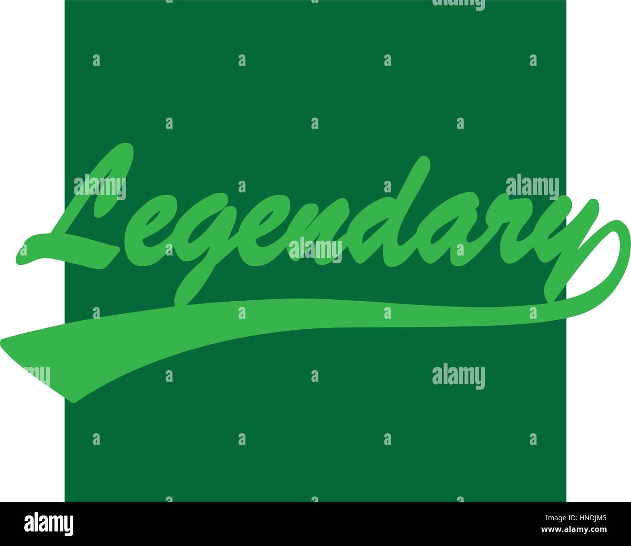Legendary Caligraphy Design with Background Stock Vector Image & Art ...