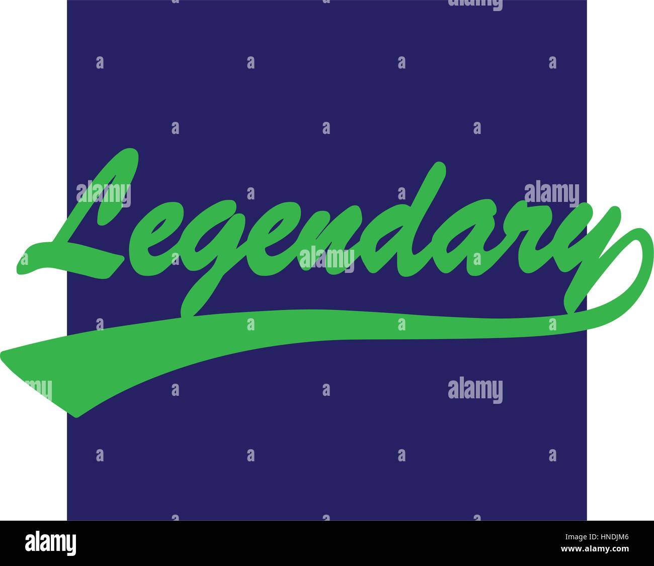 Legendary Caligraphy Design with Background Stock Vector Image & Art ...