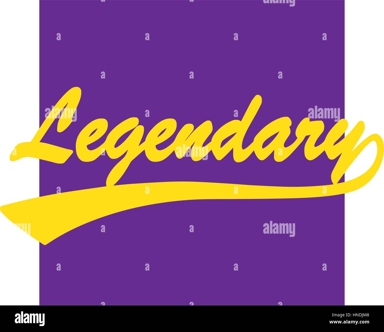 Legendary Caligraphy Design with Background Stock Vector Image & Art ...