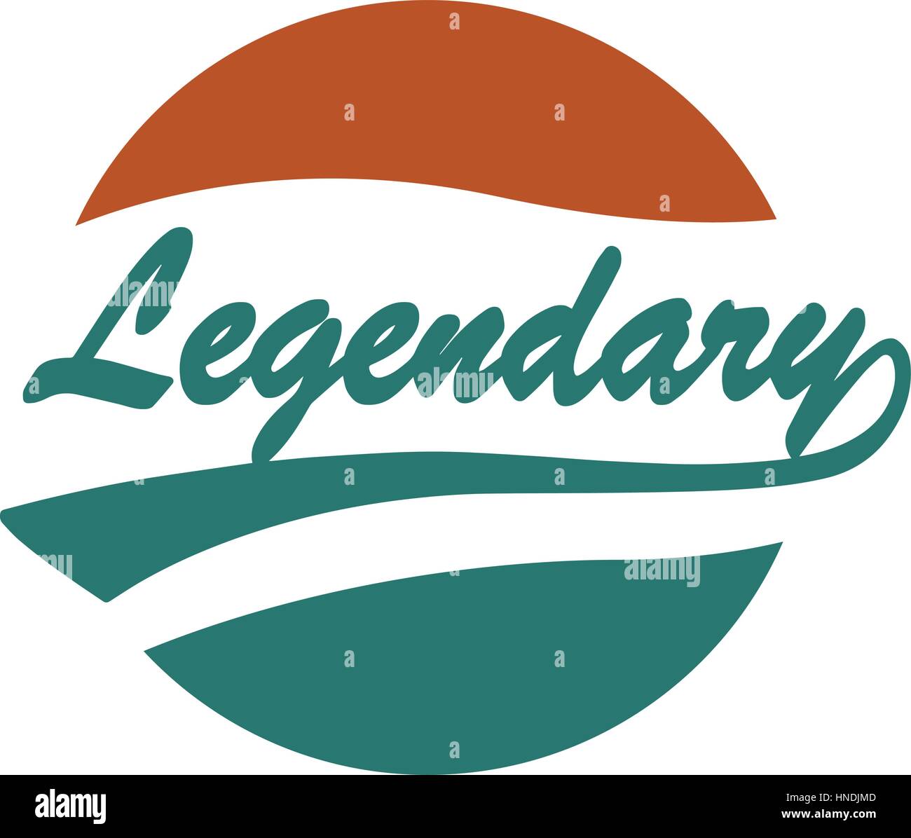 Legendary Caligraphy Design with Background Stock Vector Image & Art ...
