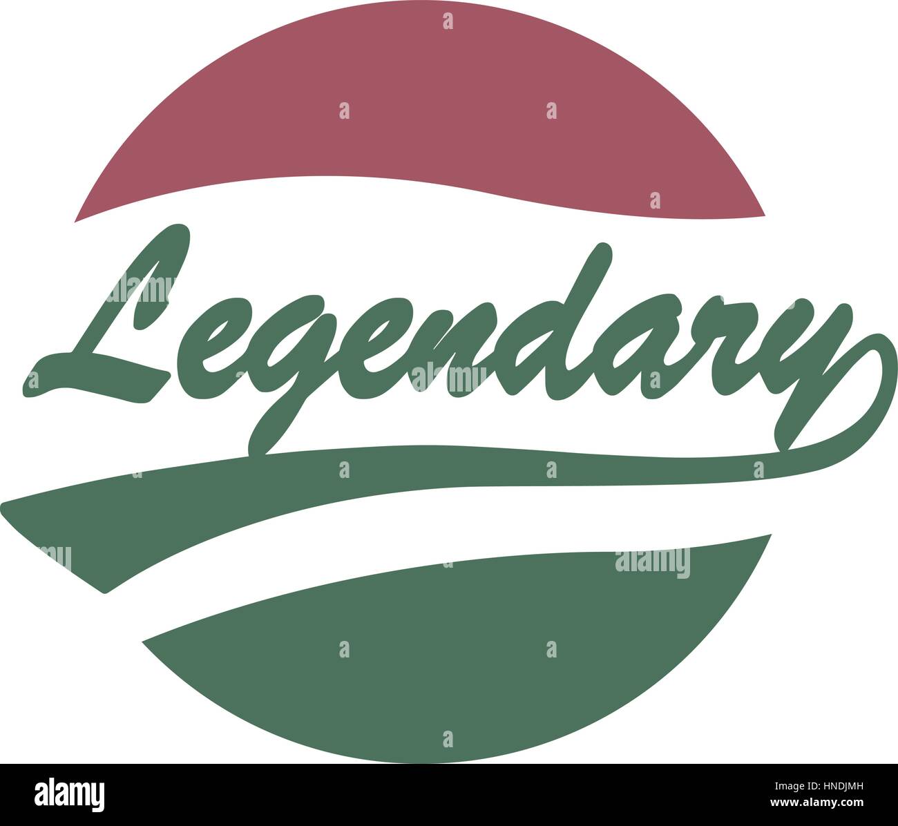 Legendary vintage t shirt label design Stock Vector Images - Alamy