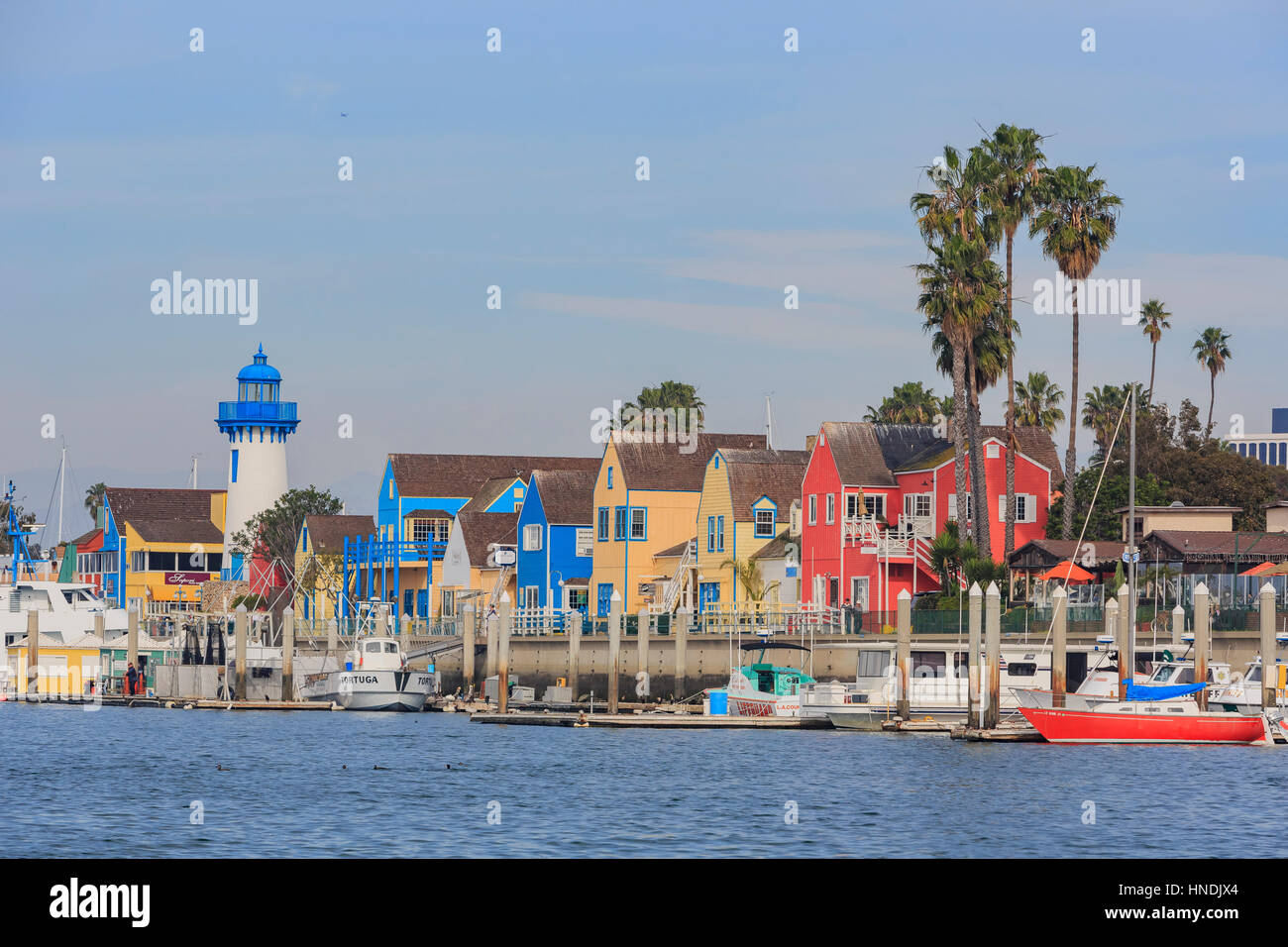 Los Angeles, JAN 19: The beautiful Marina Del Rey harbor on JAN 19 ...