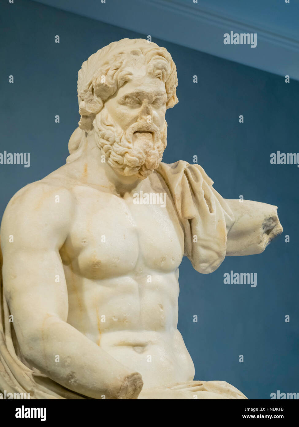 Los Angeles, JUL 20: Beautiful Greek style exhibit in Getty Villa on ...