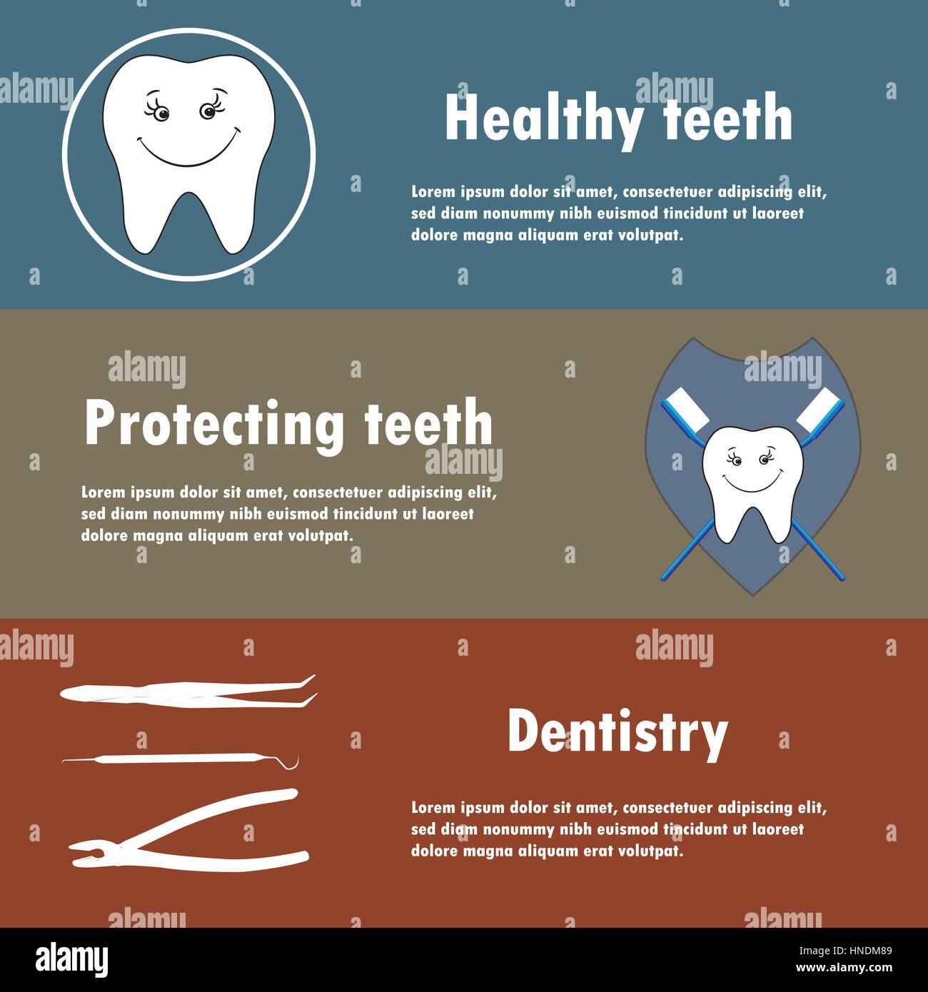 Background or banner, teeth, dental instruments, dental care Stock ...