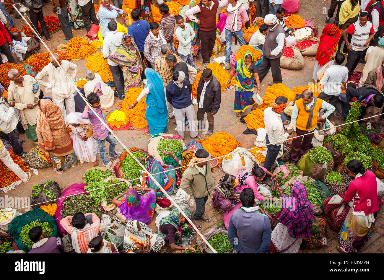 Banaras market hi-res stock photography and images - Alamy