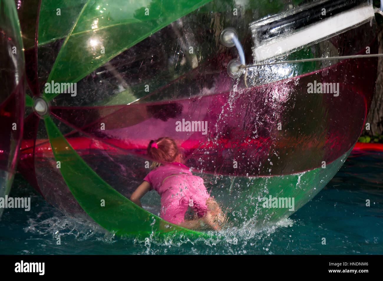 Water walking zorb ball hi-res stock photography and images - Alamy
