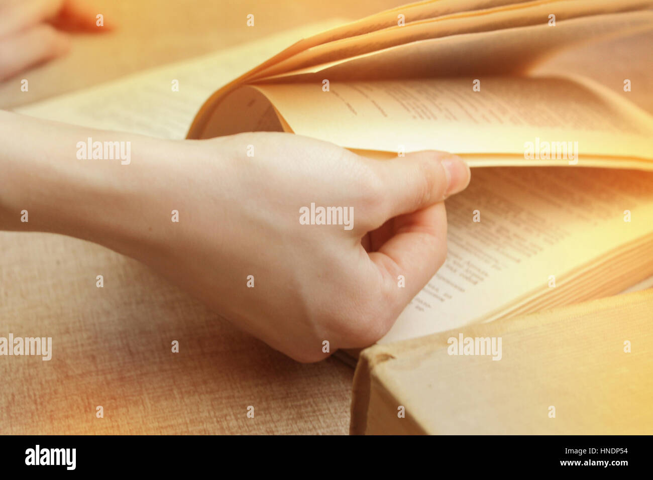 Open Book In Front Girl High Resolution Stock Photography and Images ...