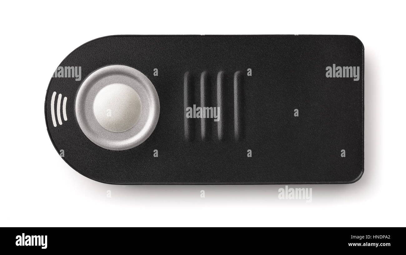 Top view of remote control isolated in white Stock Photo - Alamy