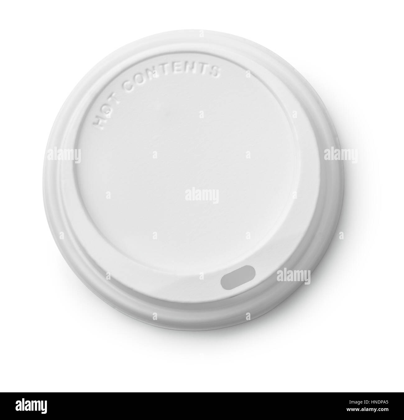 Empty paper coffee cup top view Black and White Stock Photos & Images ...