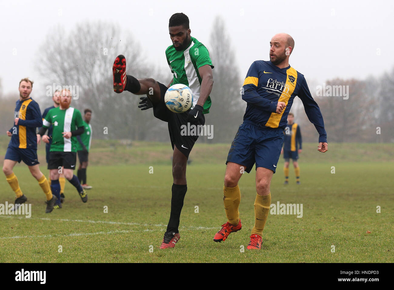 Bocca Albion (blue/yellow) vs FC BKT, Hackney & Leyton Sunday League ...