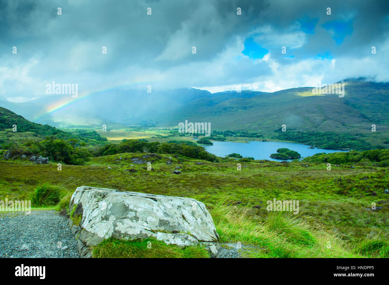 Lakes of Killarney from Ladies View Killarney National Park Southern ...