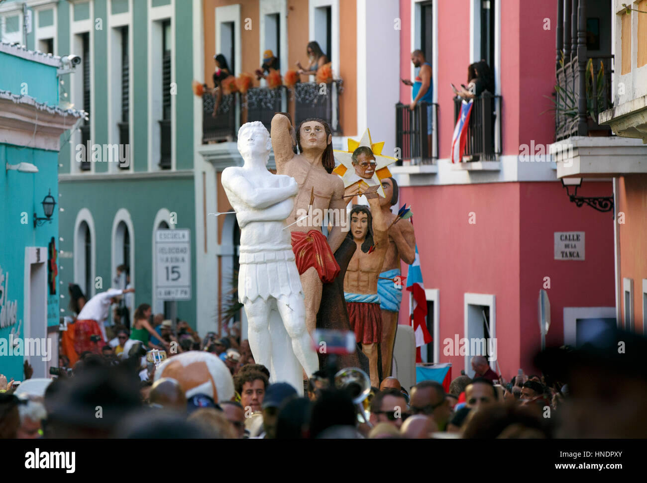 San Sebastian Festival, San Juan, Puerto Rico Stock Photo - Alamy