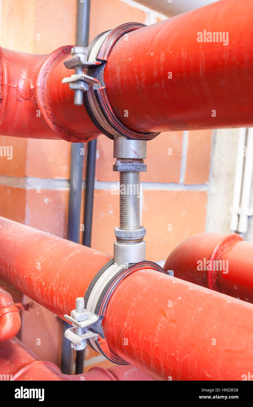 in the technical area, there are boosters for the water pipes of the ...