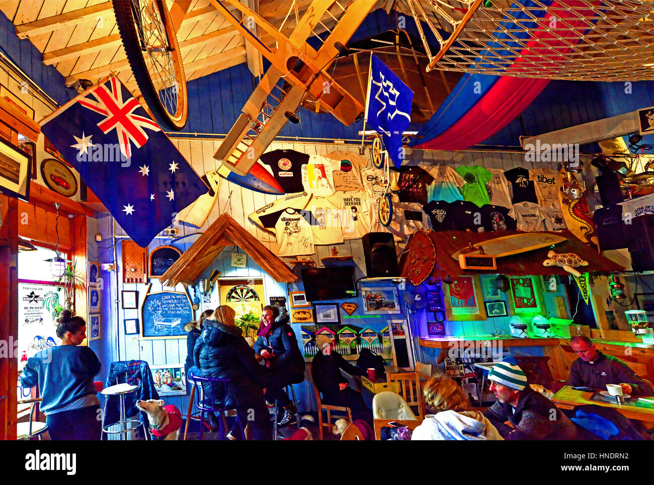 Surf café tynemouth hi-res stock photography and images - Alamy