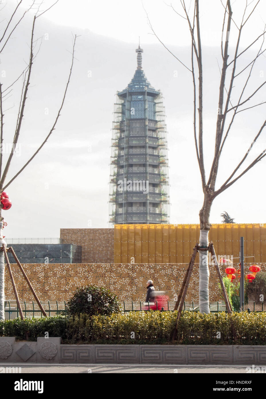 Newly rebuilt ancient world wonder of the porcelain tower in Nanjing ...